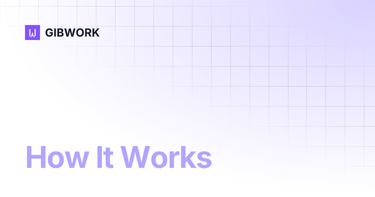 How It Works | GIBWORK